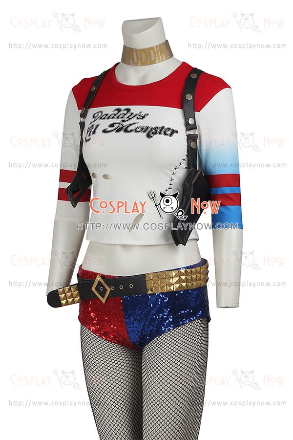 Suicide Squad Harley Quinn Cosplay Costume