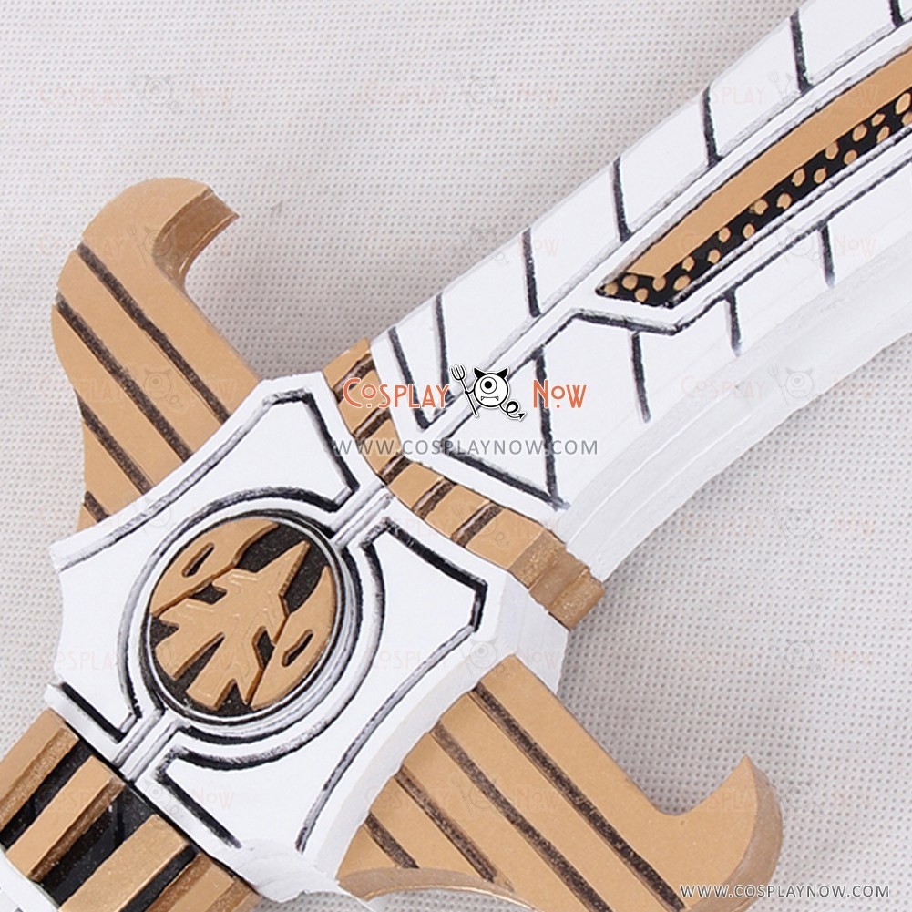 Prop -1061 Power Rangers_White Ranger_Tiger Saba_Costume_Cosplay Accessory