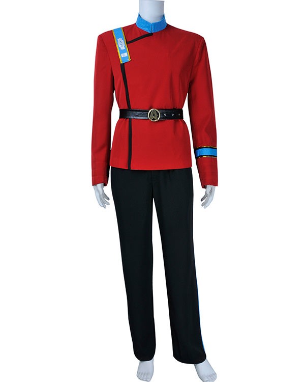 Star Trek II Cosplay The Wrath Of Khan Chekov McCoy Uhura Costume
