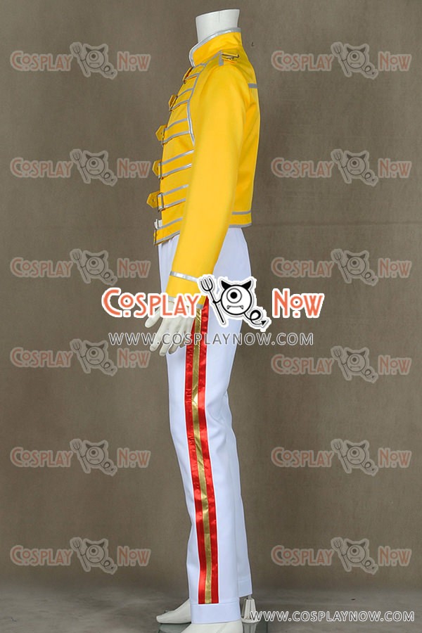 Queen Band Lead Vocals Freddie Mercury Cosplay Costume