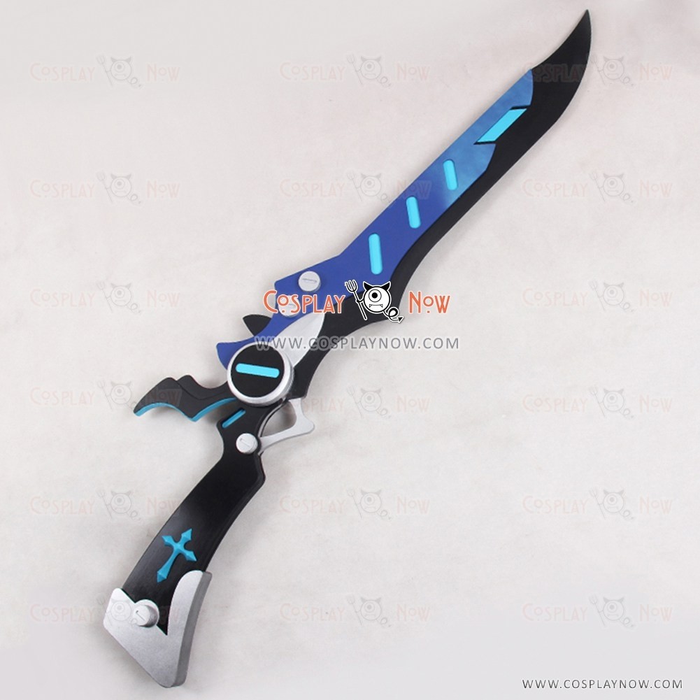 ELSWORD Dread Lord Gunblade and Knives PVC Replica Cosplay Props ...