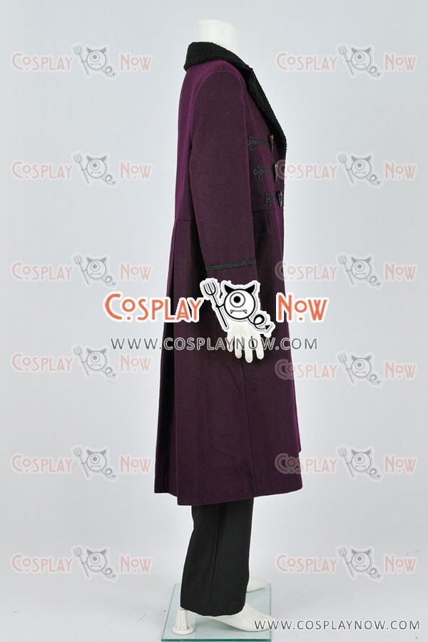 The Eleventh Doctor Dr 11th Costume For Doctor Who Cosplay Purple ...