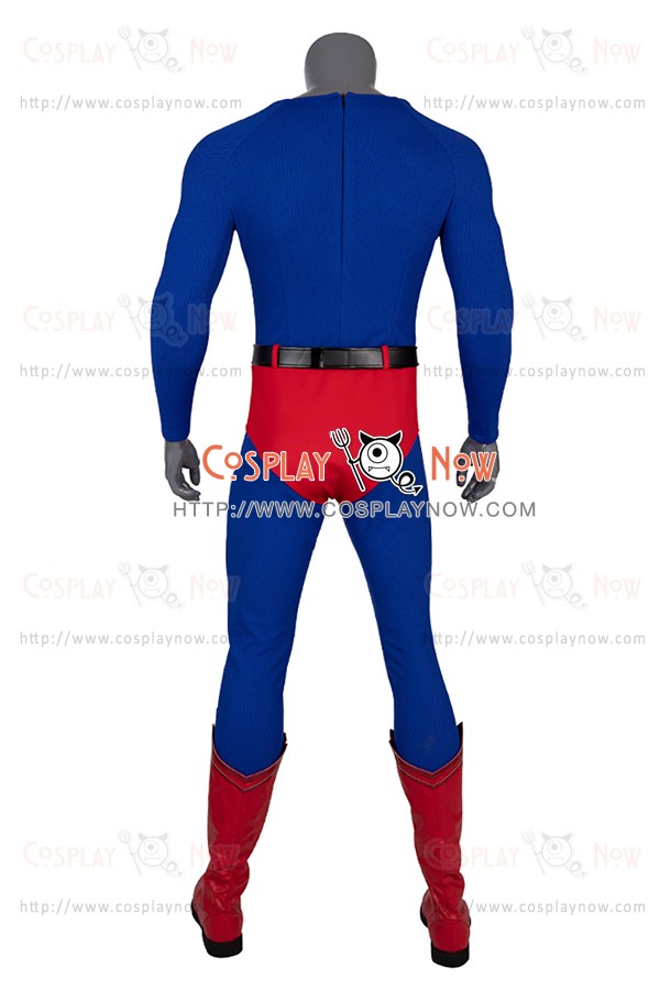 Superhero Kal-El Clark Kent Jumpsuit Cosplay Superman Costume
