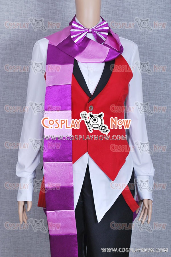 Grell Sutcliff Cheshire Cat Costume For Black Butler Kuroshitsuji Cosplay