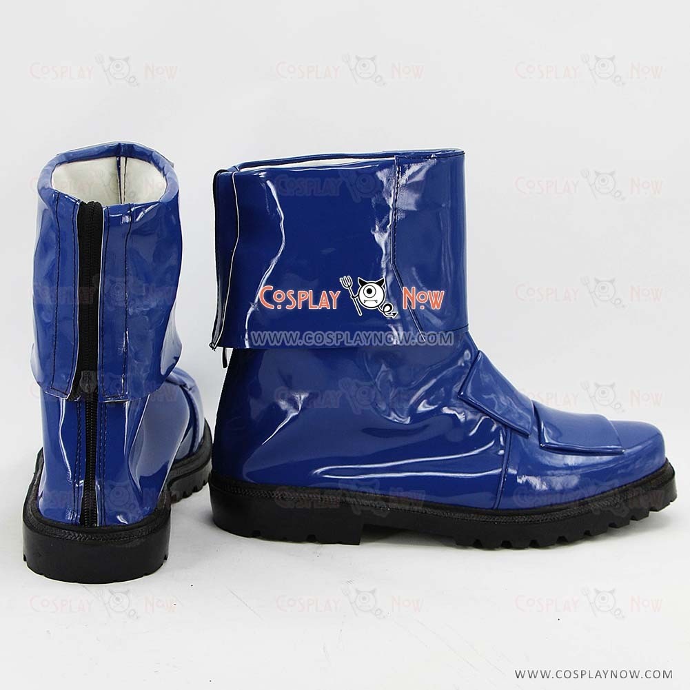 GekiBlue-Retsu Fukami Shoes for Juken Sentai Gekiranger Cosplay