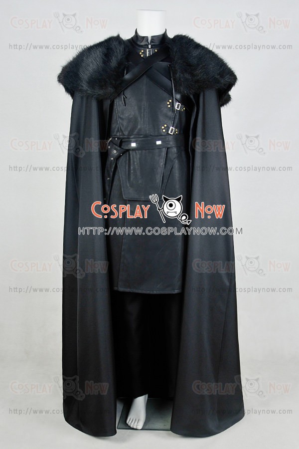 Jon Snow Night's Watch Costume For Game of Thrones Cosplay Uniform Outfits
