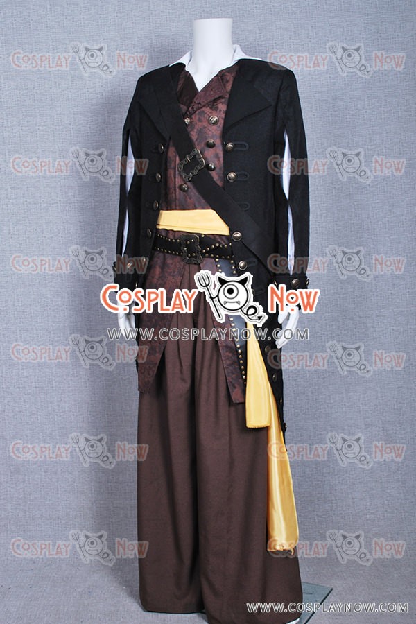 Pirates Of The Caribbean Cosplay Barbossa Costume Outfit