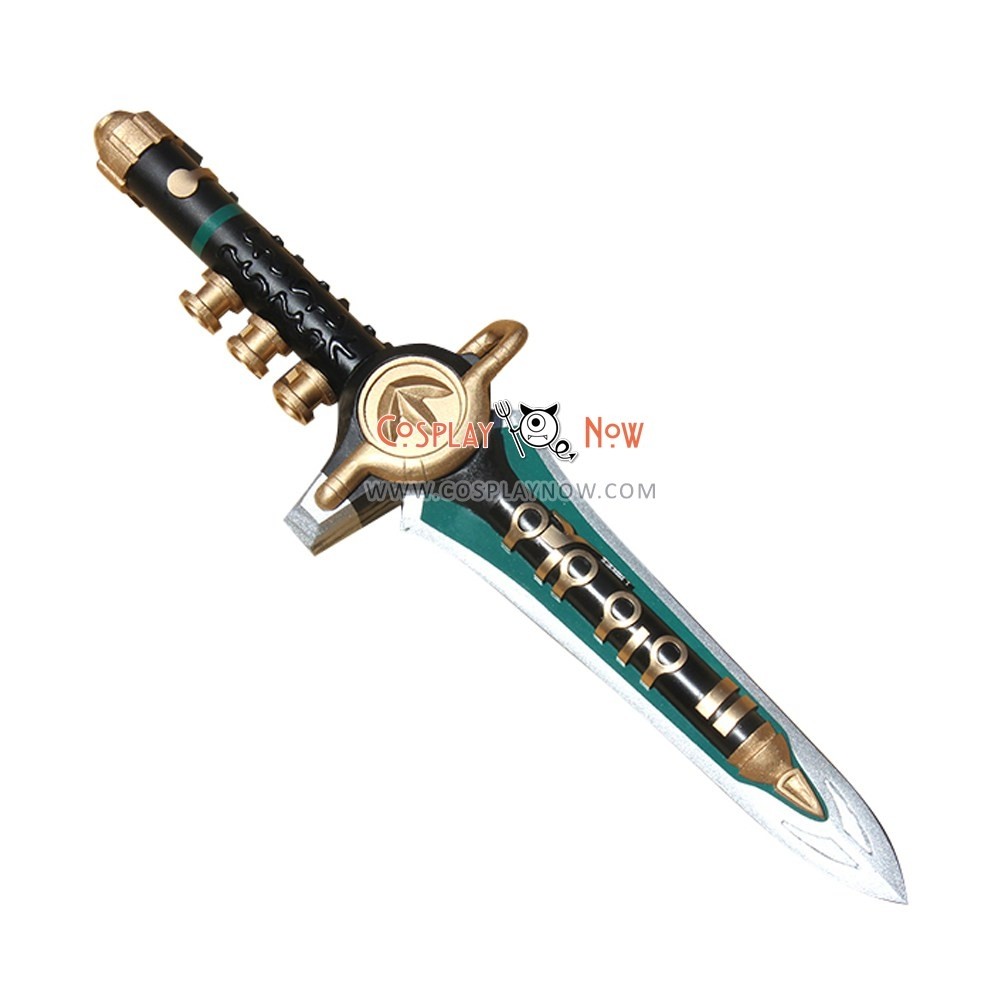 20 Green Ranger Dagger PVC Prop Power Rangers_Green Ranger_Dagger ...