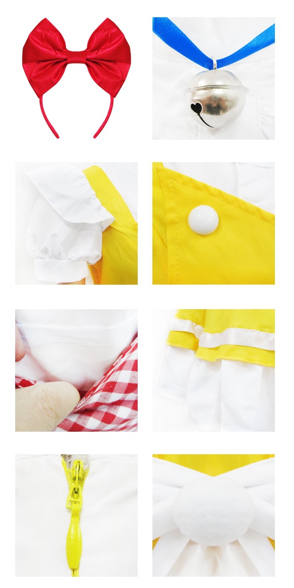 Doraemon Cosplay Dorami Maid Dress Costume