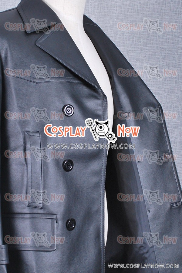 The 9th Doctor Ninth Doctor Costume For Doctor Who Black Leather Jacket ...
