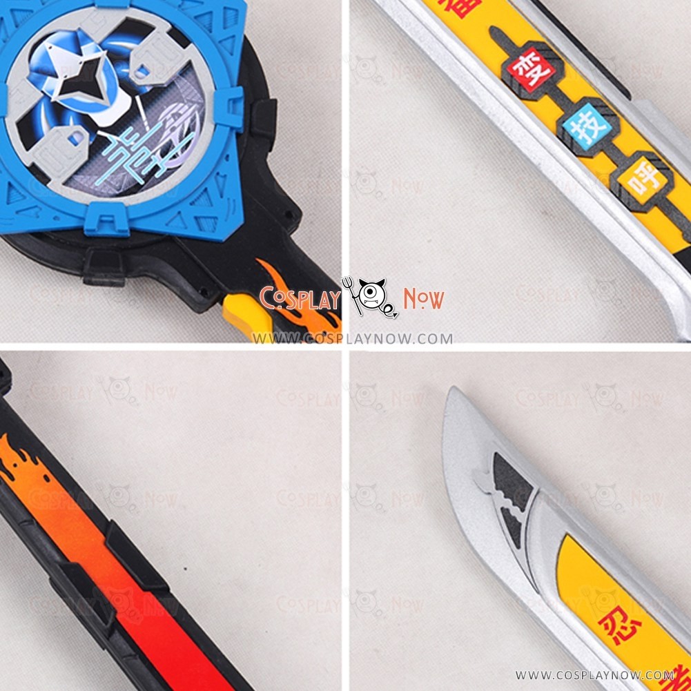 Blue Ninja Cosplay Weapon Shuriken Sentai Ninninger Power Rangers ...