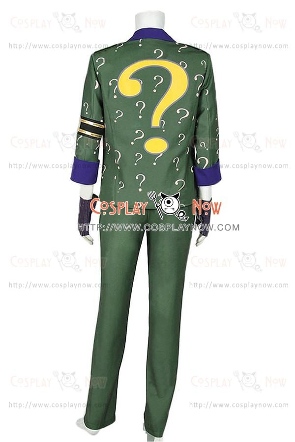 The Riddler Dr. Edward Nigma Costume For Batman Arkham City Cosplay Suit