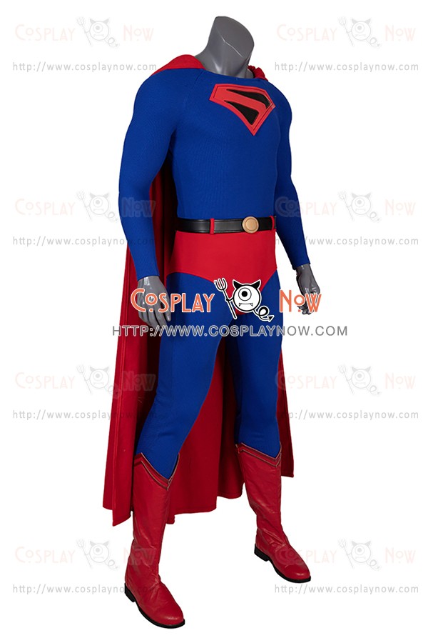 Superhero Kal-El Clark Kent Jumpsuit Cosplay Superman Costume