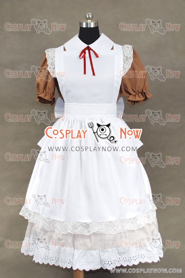 Hetalia: Axis Powers Italy Maid Dress Cosplay Costume