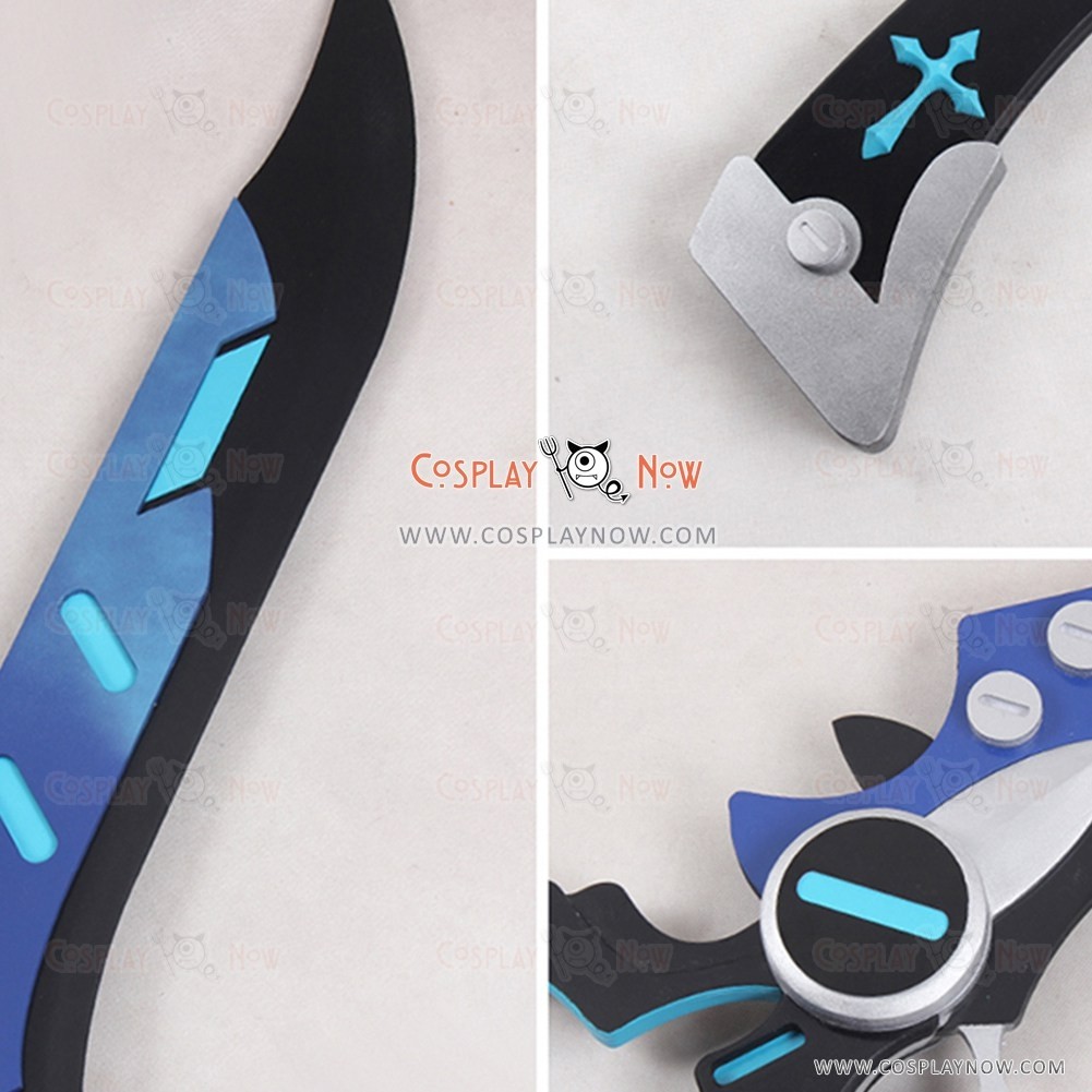 ELSWORD Dread Lord Gunblade and Knives PVC Replica Cosplay Props ...