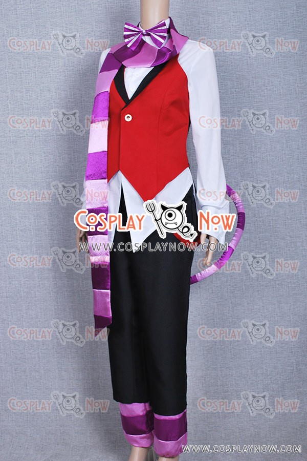 Grell Sutcliff Cheshire Cat Costume For Black Butler Kuroshitsuji Cosplay