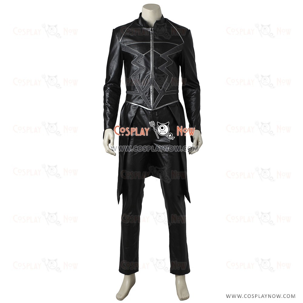Black Bolt Costume Cosplay Inhumans Black outfit for Adults