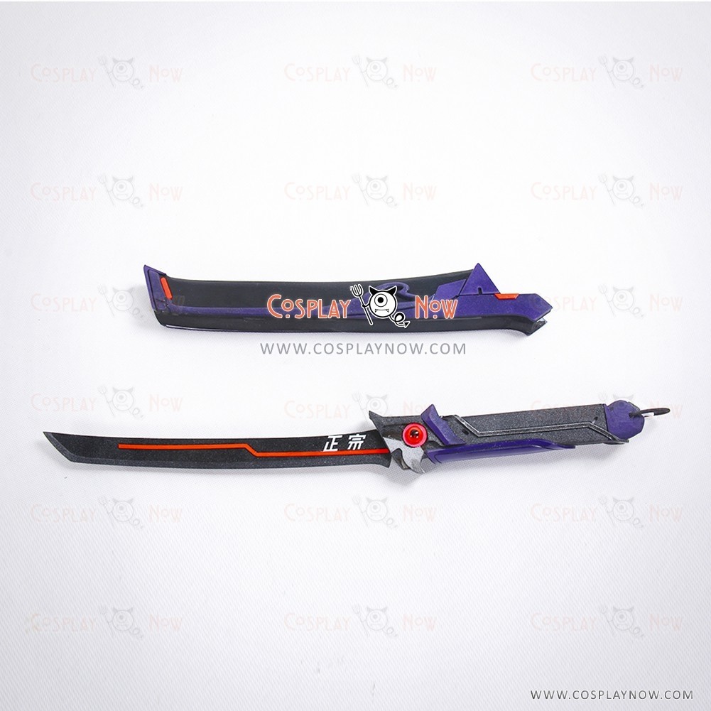 Prop -1839 Overwatch_Genji_ONI_Short Sword_Sheath_Prop_Cosplay Weapon ...