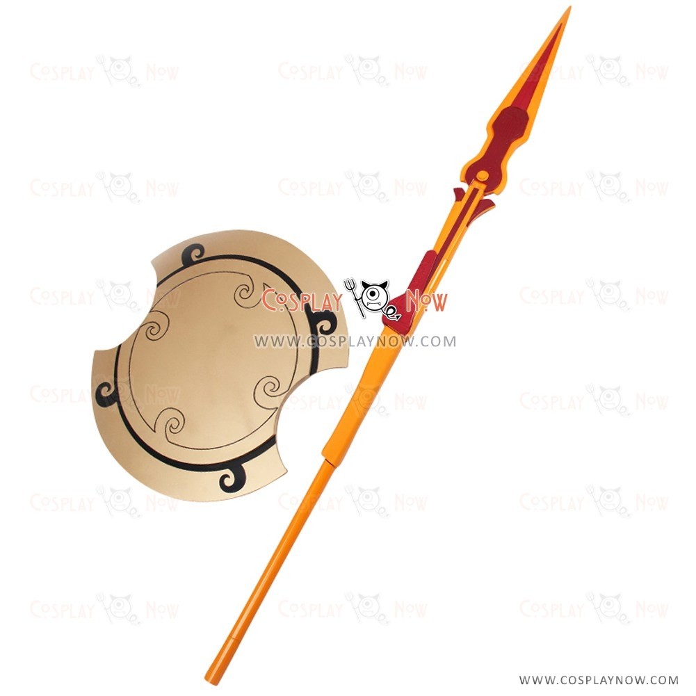 RWBY Pyrrha Javelin and Shield PVC Prop RWBY_Pyrrha_Javelin_Shield ...