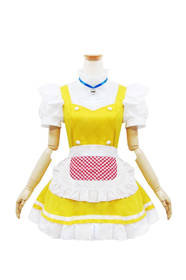 Doraemon Cosplay Dorami Maid Dress Costume