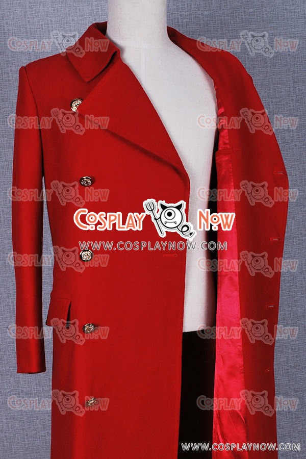 The Fourth Doctor Red Wool Who is The 4th Dr Cosplay Costume