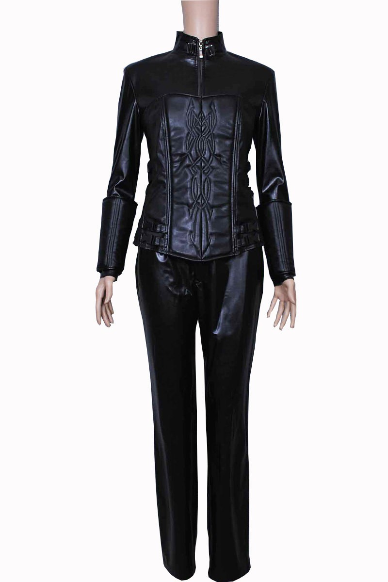 Underworld Selene Cosplay Costume Leather Jacket Pants Corset