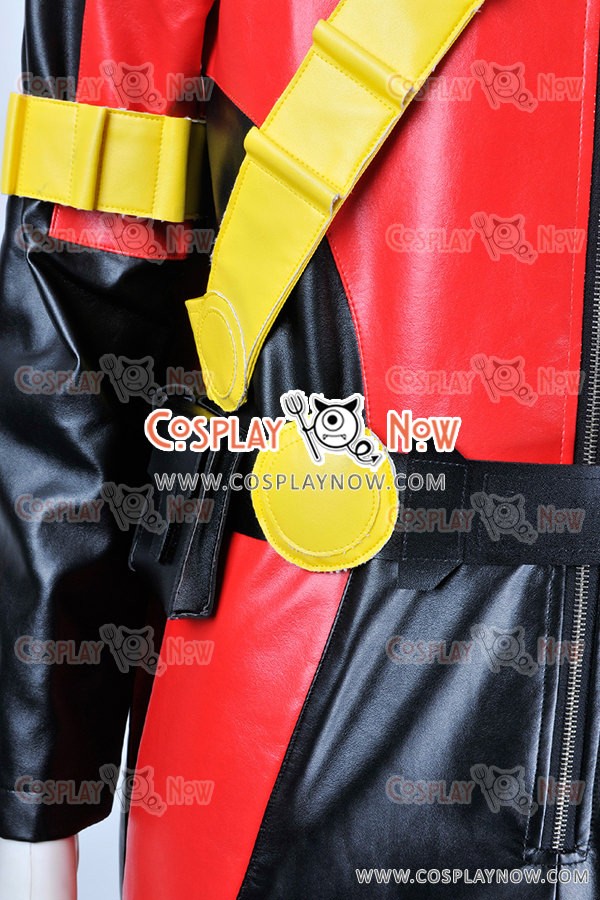 Young Justice Red Robin Tim Drake Cosplay Costume