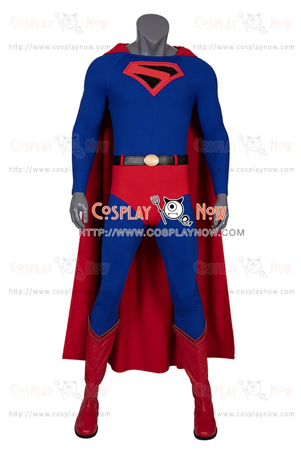 Superhero Kal-El Clark Kent Jumpsuit Cosplay Superman Costume