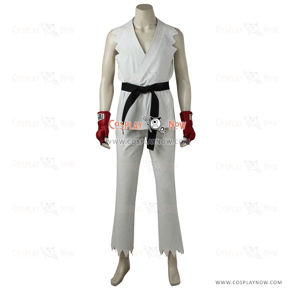 Street Fighter Ryu Cosplay Costume with white full set