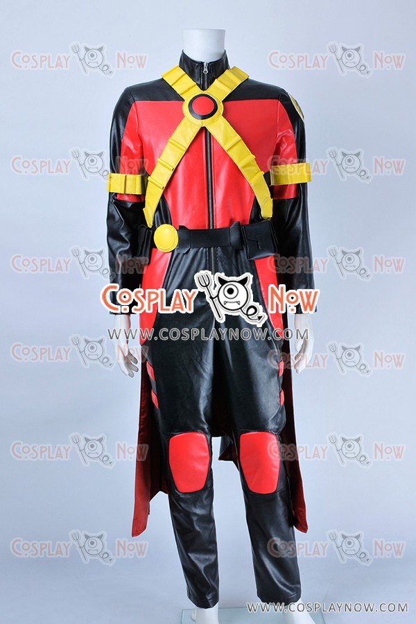 Young Justice Red Robin Tim Drake Cosplay Costume