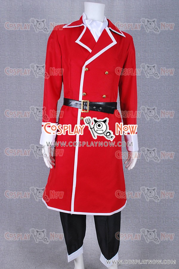 Fairy Tail Cosplay Freed Justine Costume Uniform