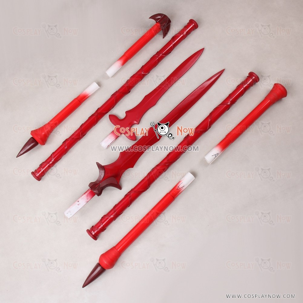 Prop-1138 Fate Grand Order_Lancer_Double Lances_Prop_Cosplay Weapon