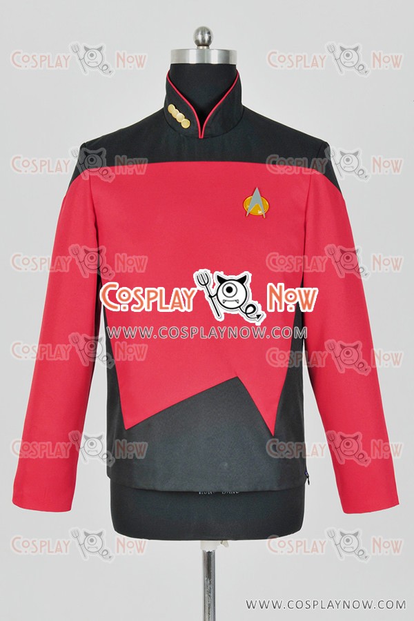 Star Trek: The Next Generation Cosplay Command Uniform Costume