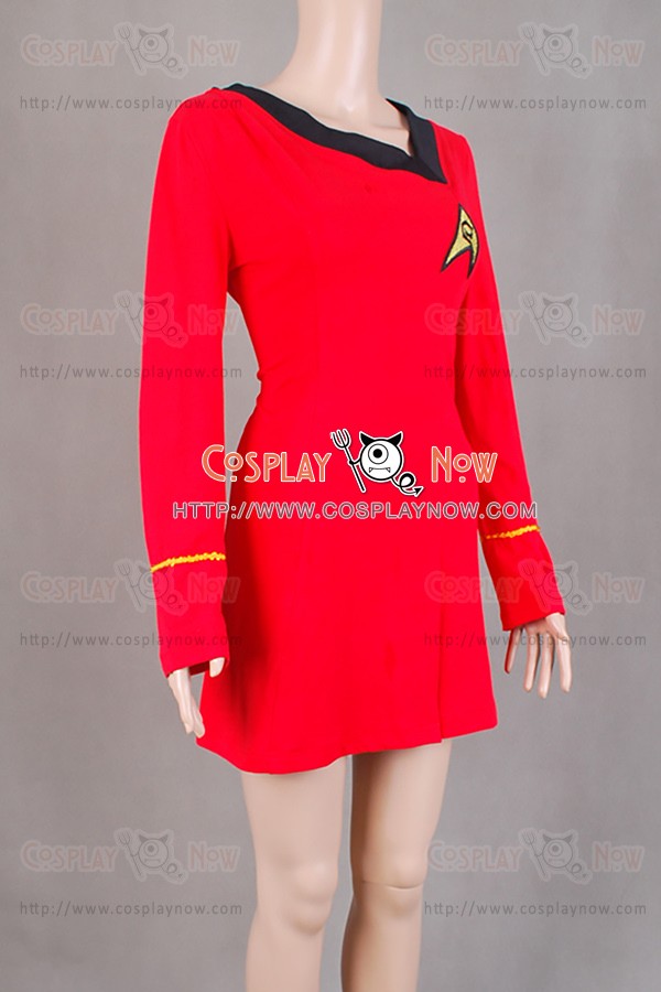 Star Trek Costume TOS The Female Duty Uniform Red Dress