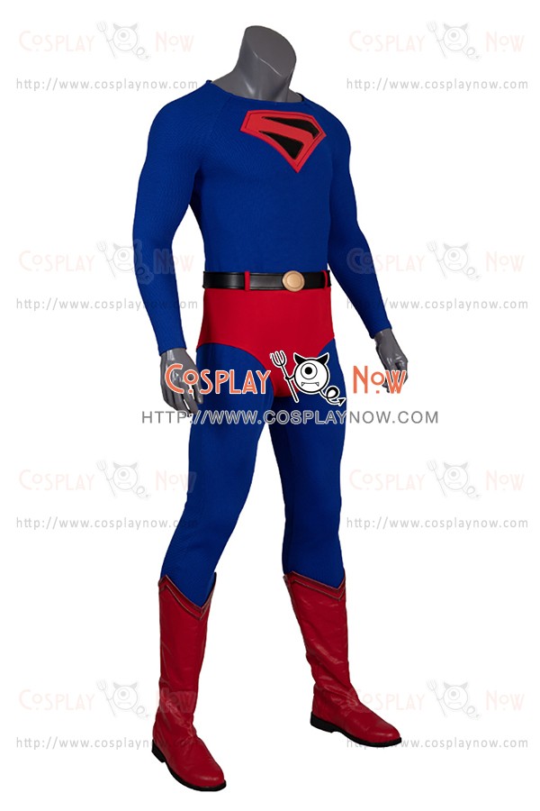 Superhero Kal-El Clark Kent Jumpsuit Cosplay Superman Costume