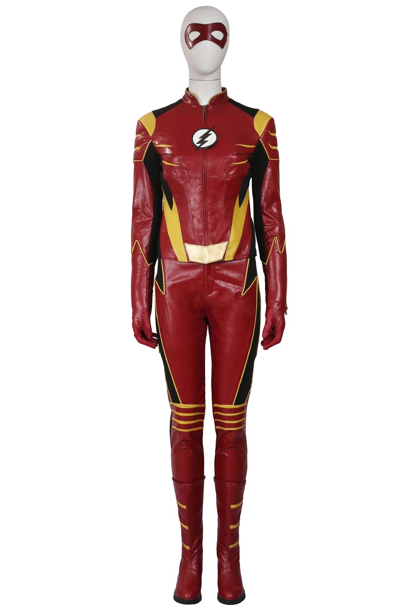 Jesse Quick Costume For The Flash Season 3 Cosplay Uniform