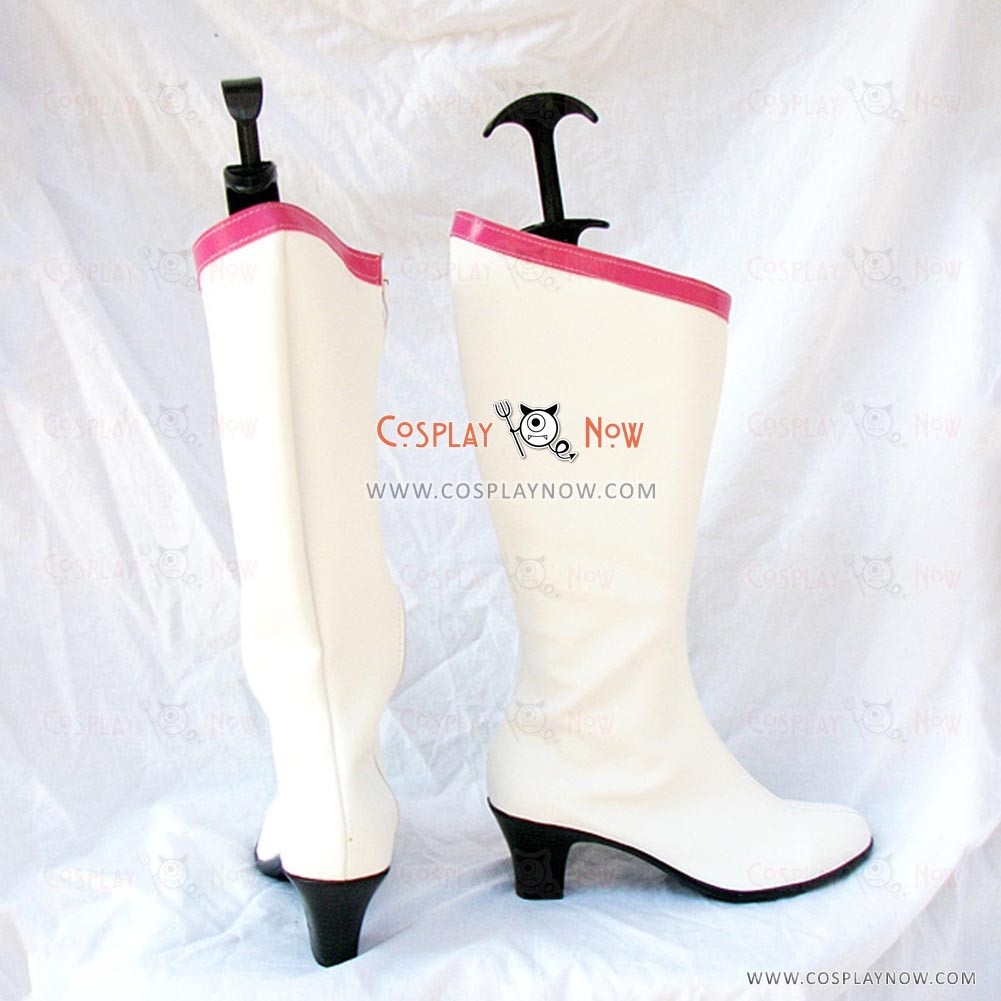 Sailor Moon Tsukino Usagi White Cosplay Shoes Boots