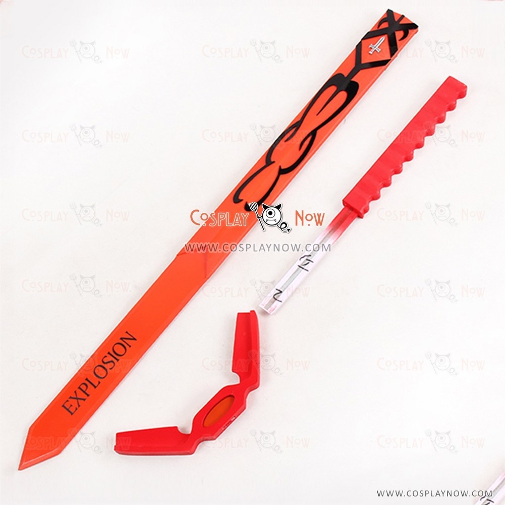 Prop -1374 Rave Master_Haru Glor_EXPLOSION_Sword_PVC_Prop_Cosplay ...